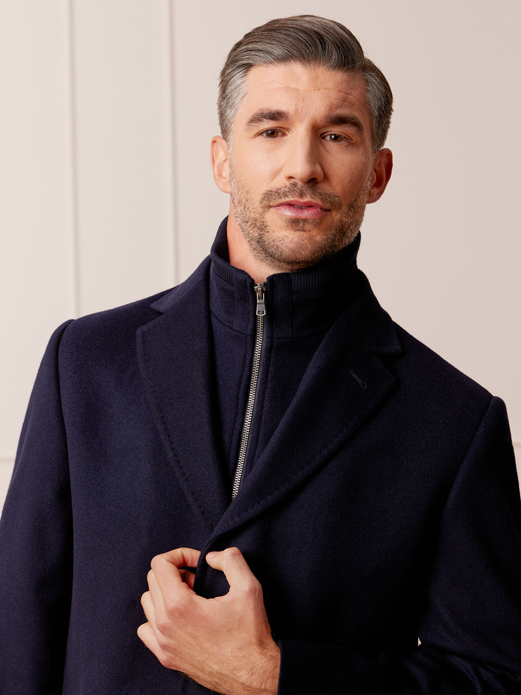 Granatowy płaszcz BYTOM | Bytom