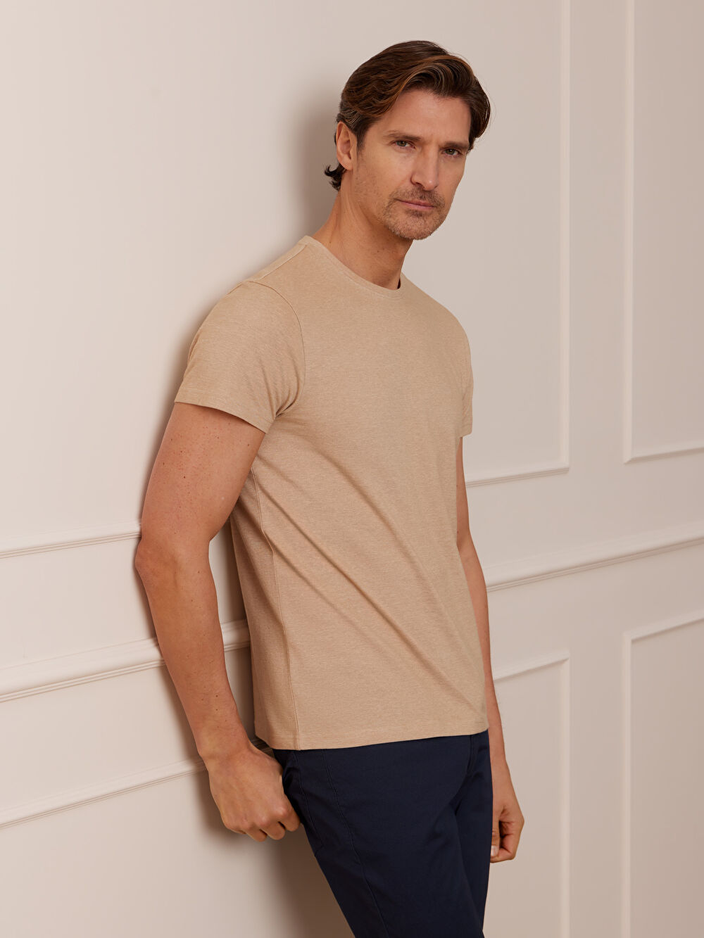 Beżowy t-shirt BYTOM | Bytom